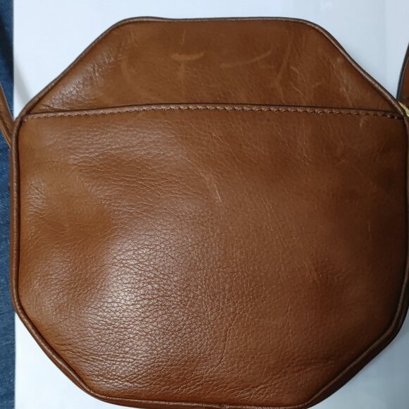 Fossil | Bags | Fossil Octagon Leather Crossbody Bag | Poshmark